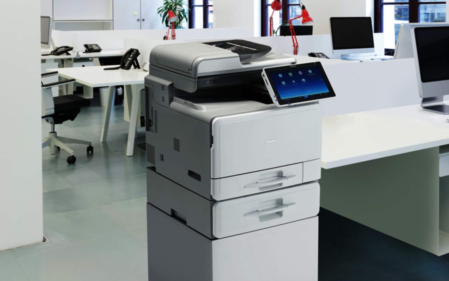 Multifonction Ricoh MPC307SPF avec 2. Bac - Occasion