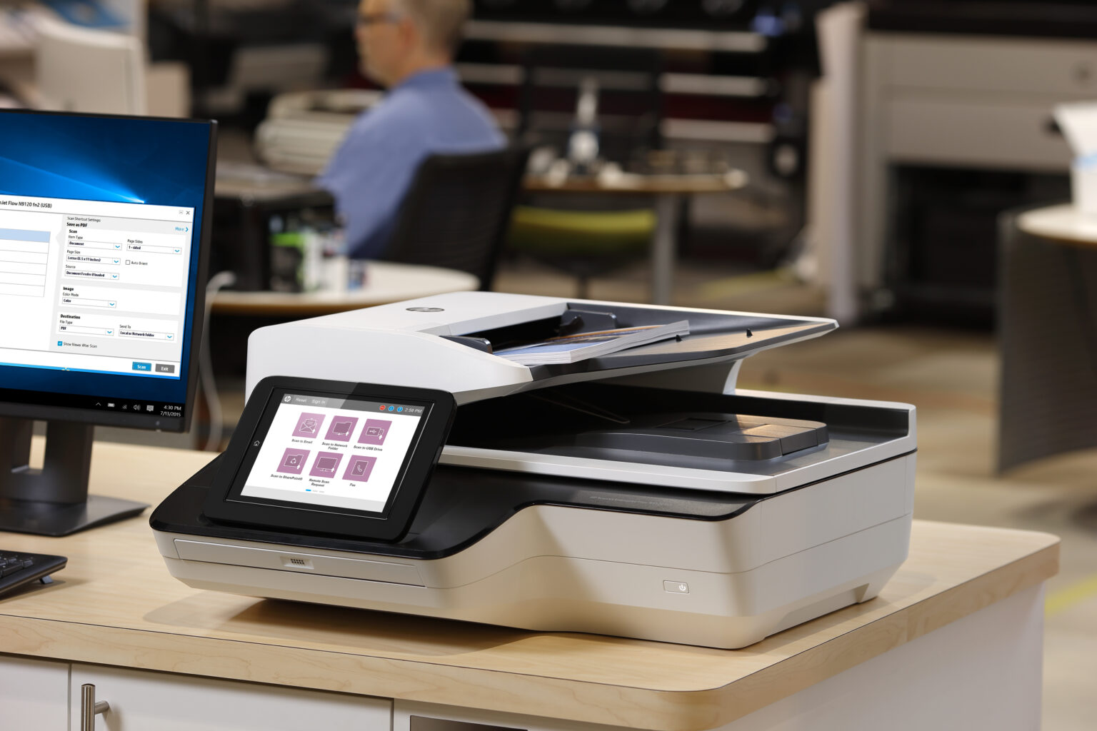 HP Scanjet Enterprise Flow N9120 fn2 Scanner - Occasion Garantie 6 mois ...